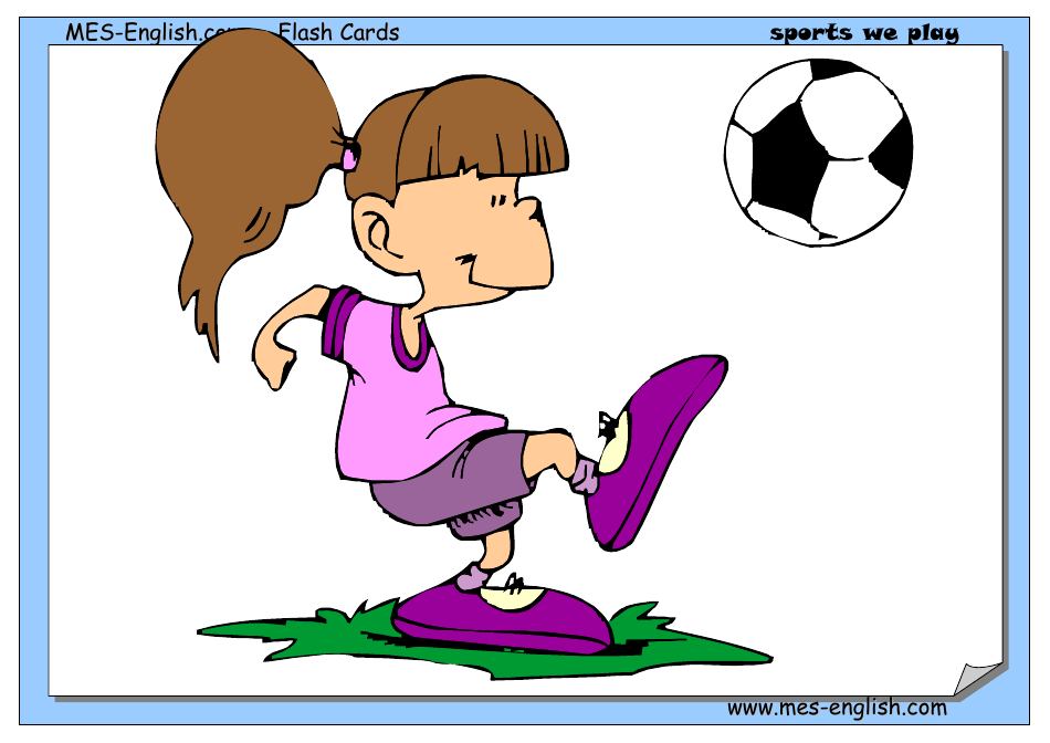 English Flashcards - Sports Download Printable PDF | Templateroller