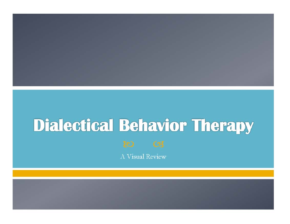 Dialectical Behavior Therapy Flash Cards Download Printable PDF ...