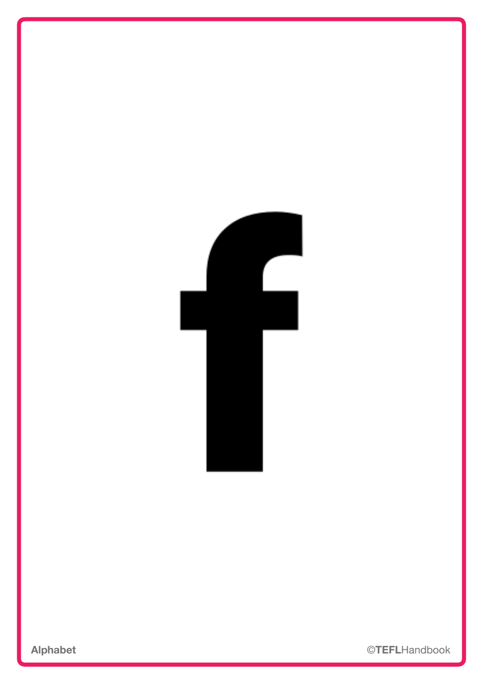 Letter F Flashcard Download Printable PDF | Templateroller