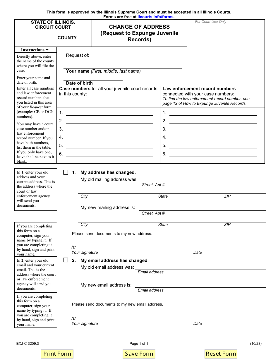 Form EXJ-C3209.3 - Fill Out, Sign Online and Download Fillable PDF ...