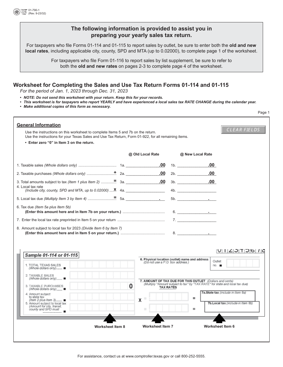 Form 01-790 - 2023 - Fill Out, Sign Online and Download Fillable PDF ...