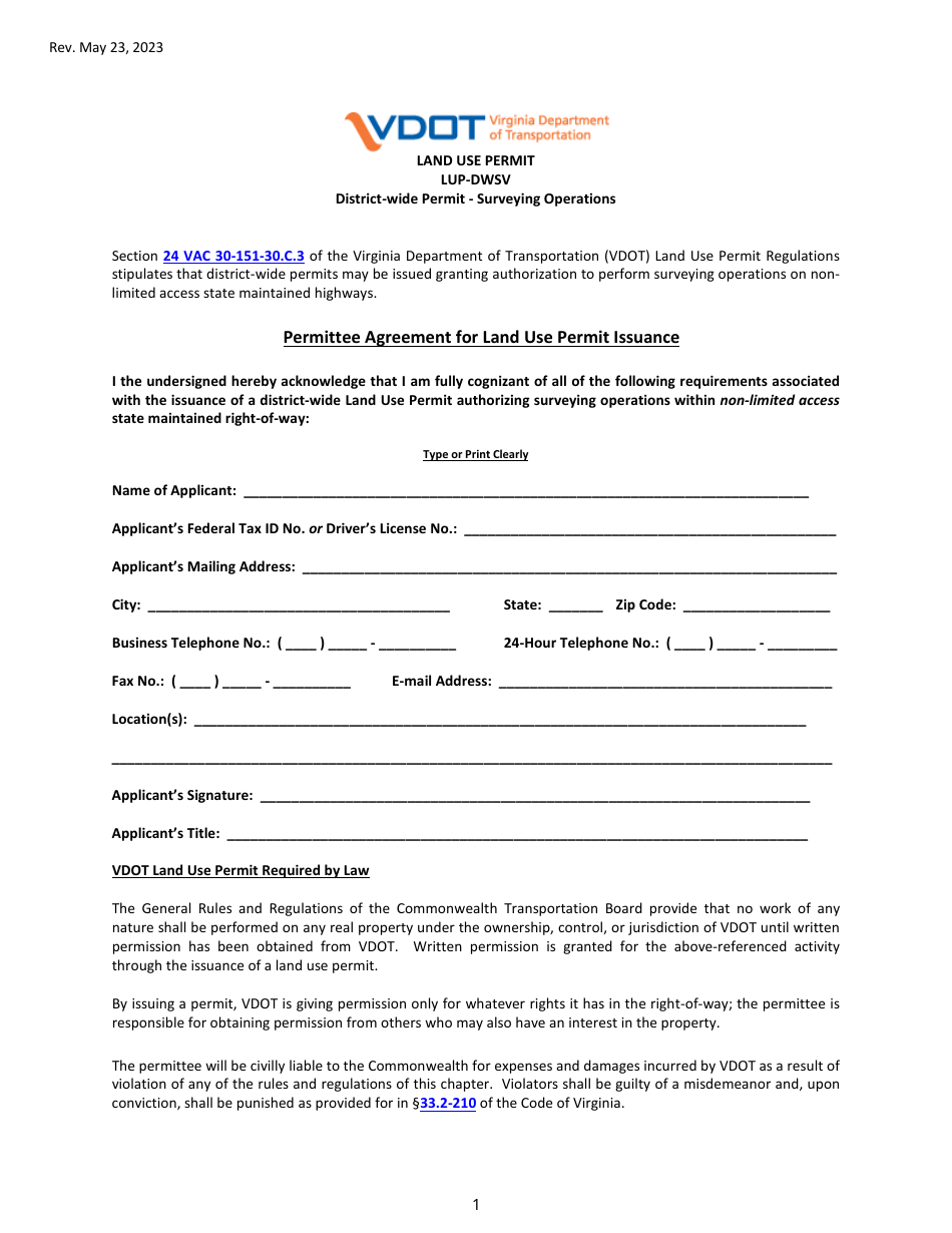 Form LUP-DWSV - Fill Out, Sign Online and Download Fillable PDF ...