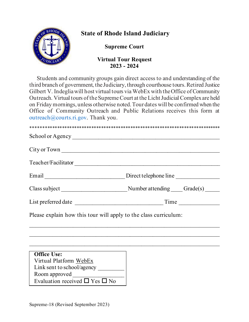 Form Supreme-18 - 2024 - Fill Out, Sign Online and Download Fillable ...