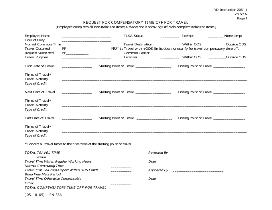 RD Form 2051-J Exhibit A - Fill Out, Sign Online and Download Printable ...