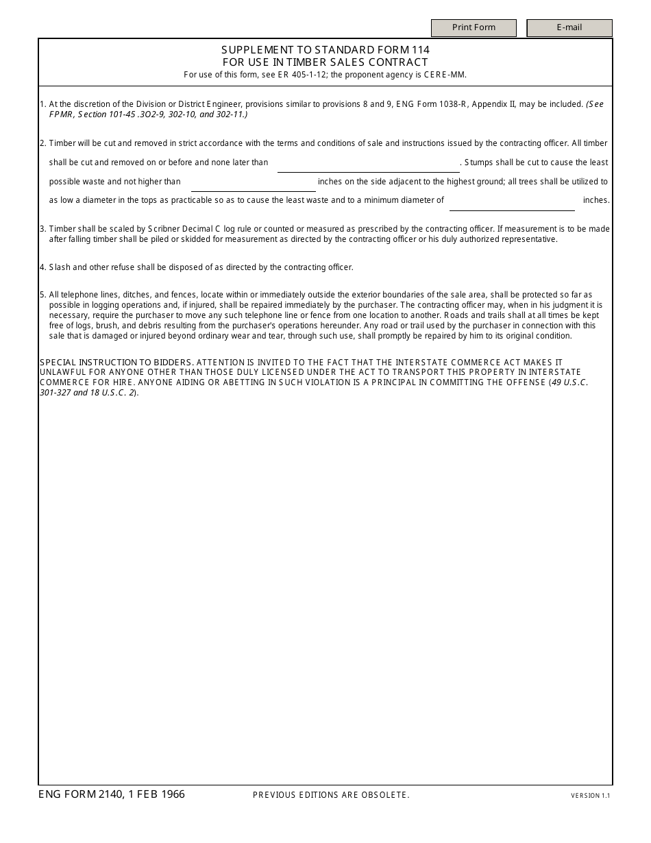 ENG Form 2140 - Fill Out, Sign Online and Download Fillable PDF ...