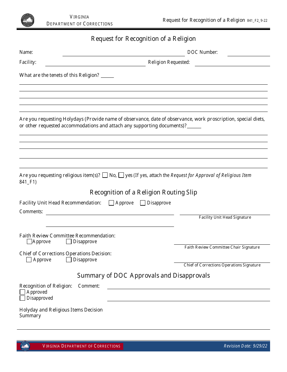 Form 2 - Fill Out, Sign Online and Download Printable PDF, Virginia ...