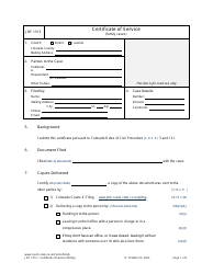Form JDF1313 Download Fillable PDF or Fill Online Certificate of ...