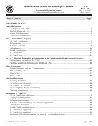 Download Instructions for USCIS Form I-129 Petition for Nonimmigrant ...