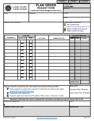 Massachusetts Plan Order Request Form Download Fillable PDF | Templateroller