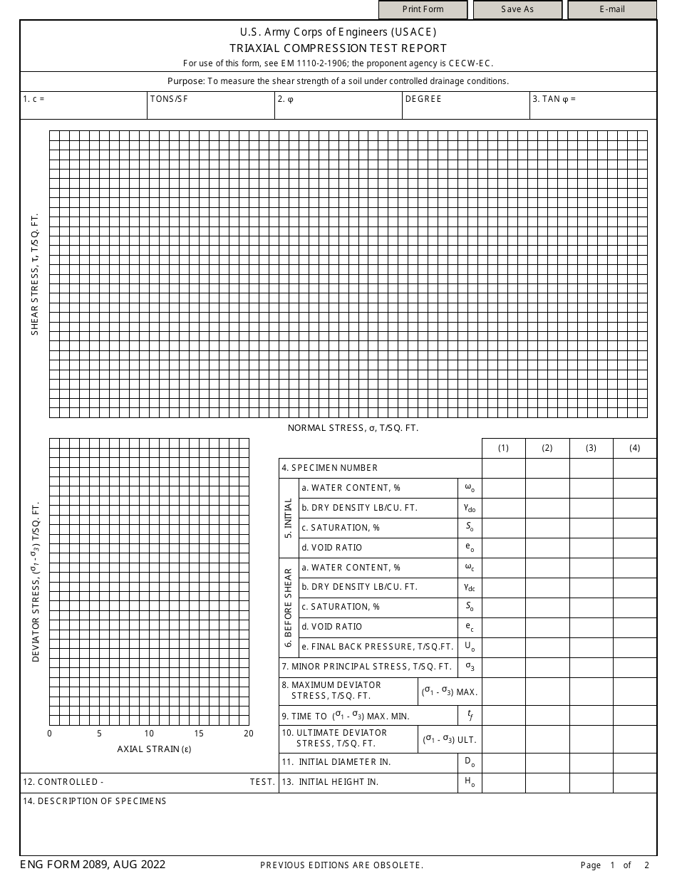 ENG Form 2089 - Fill Out, Sign Online and Download Fillable PDF ...