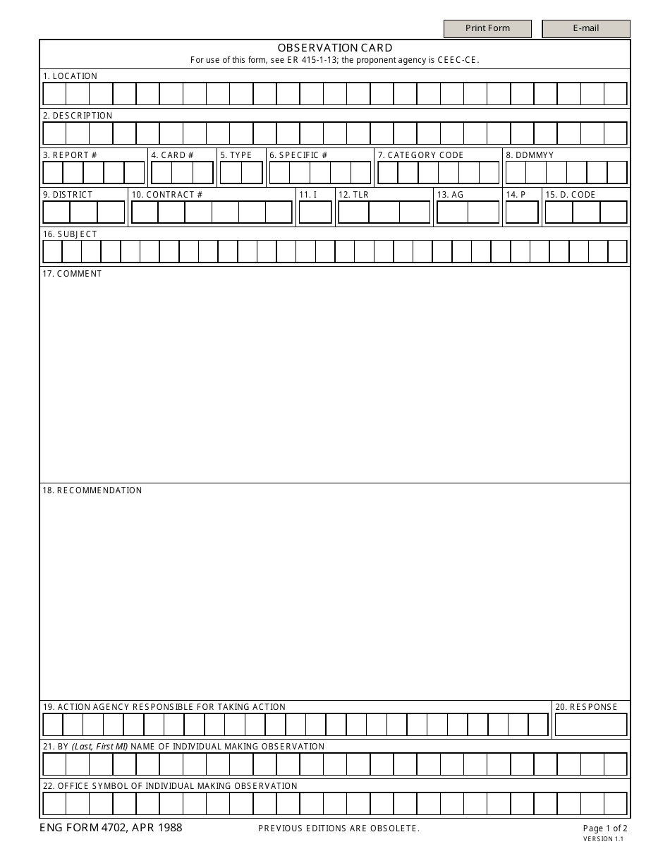 ENG Form 4702 - Fill Out, Sign Online and Download Fillable PDF ...