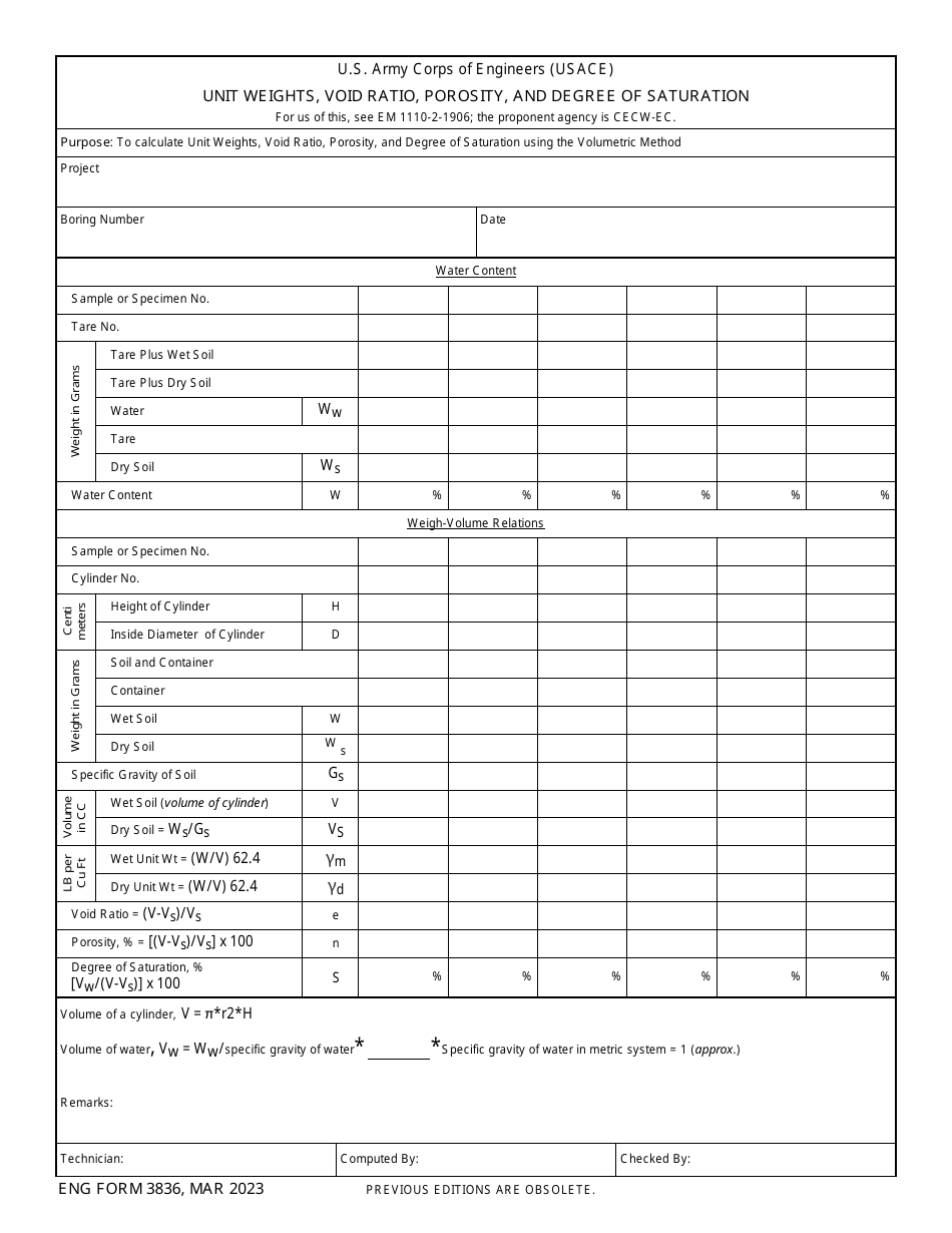ENG Form 3836 - Fill Out, Sign Online and Download Fillable PDF ...