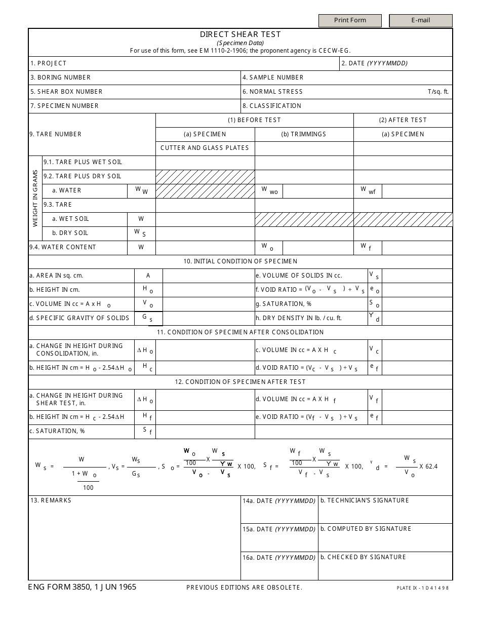 ENG Form 3850 - Fill Out, Sign Online and Download Fillable PDF ...