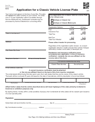 Form 763 Download Fillable PDF or Fill Online Application for a Classic ...