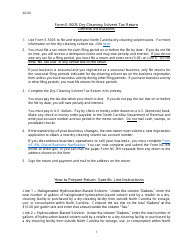 Download Instructions for Form E-500S Dry-Cleaning Solvent Tax Return ...