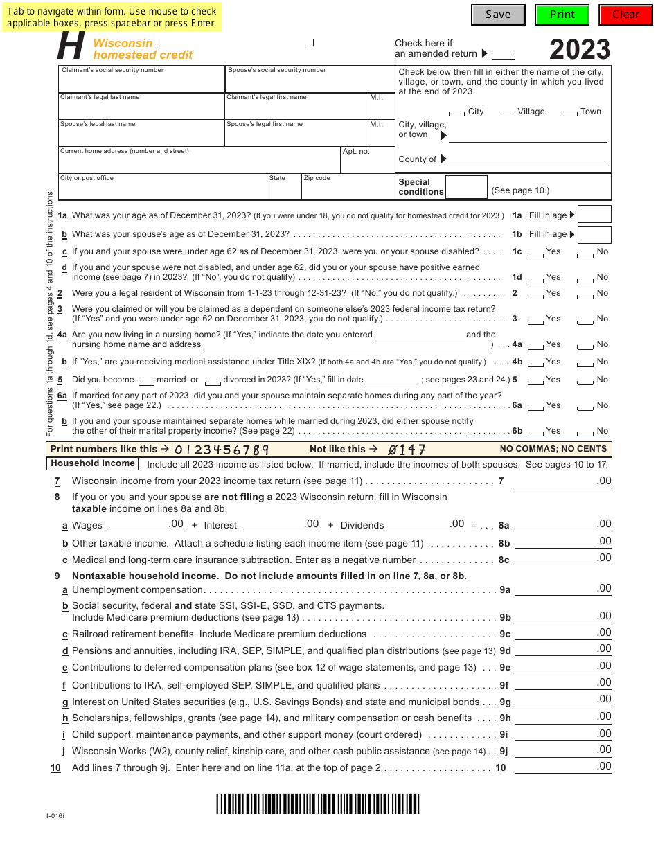Form I-016I Supplement H - 2023 - Fill Out, Sign Online and Download ...