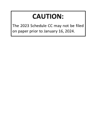 Form I-030 Schedule CC Download Fillable PDF or Fill Online Request for ...