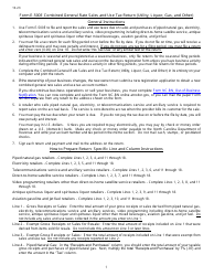Download Instructions for Form E-500E Combined General Rate Sales and ...