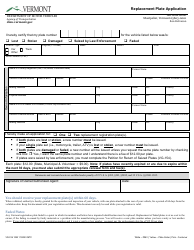 Form VD-016 - Fill Out, Sign Online and Download Fillable PDF, Vermont ...