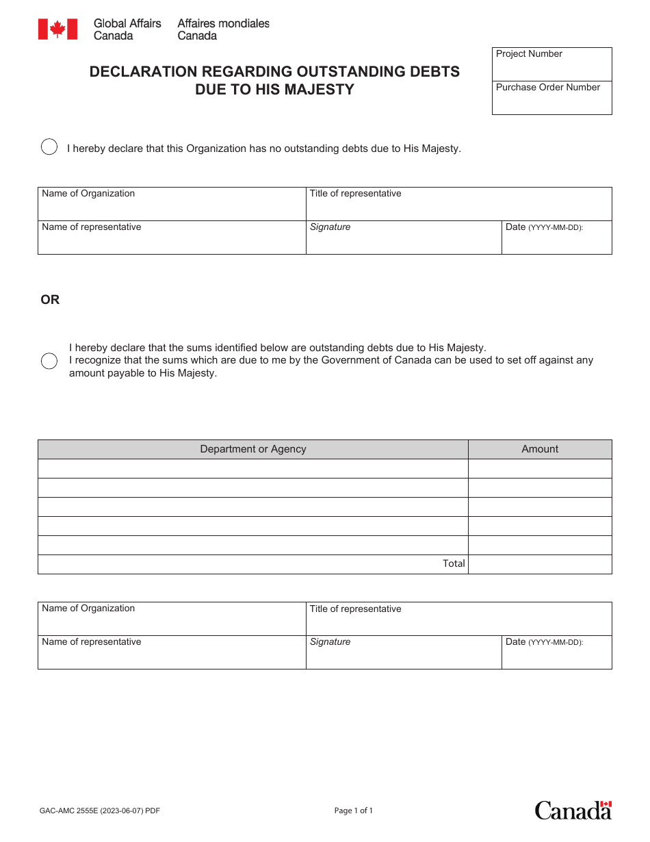 Form GAC-AMC2555E - Fill Out, Sign Online and Download Fillable PDF ...