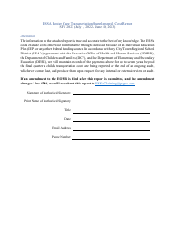 2023 Massachusetts Essa Foster Care Transportation Supplemental Cost Report - Fill Out, Sign ...