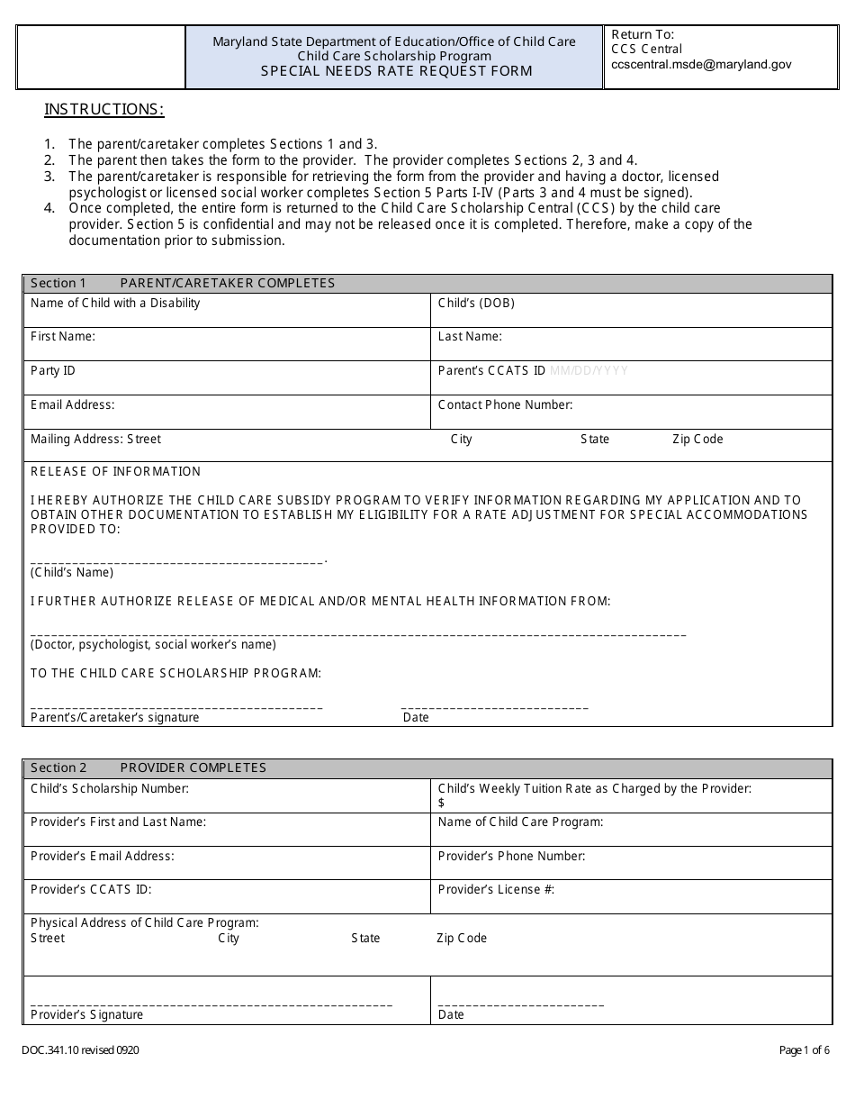 Form DOC341.10 - Fill Out, Sign Online and Download Fillable PDF ... Form DOC341.10 - Fill Out, Sign Online and Download Fillable PDF ...