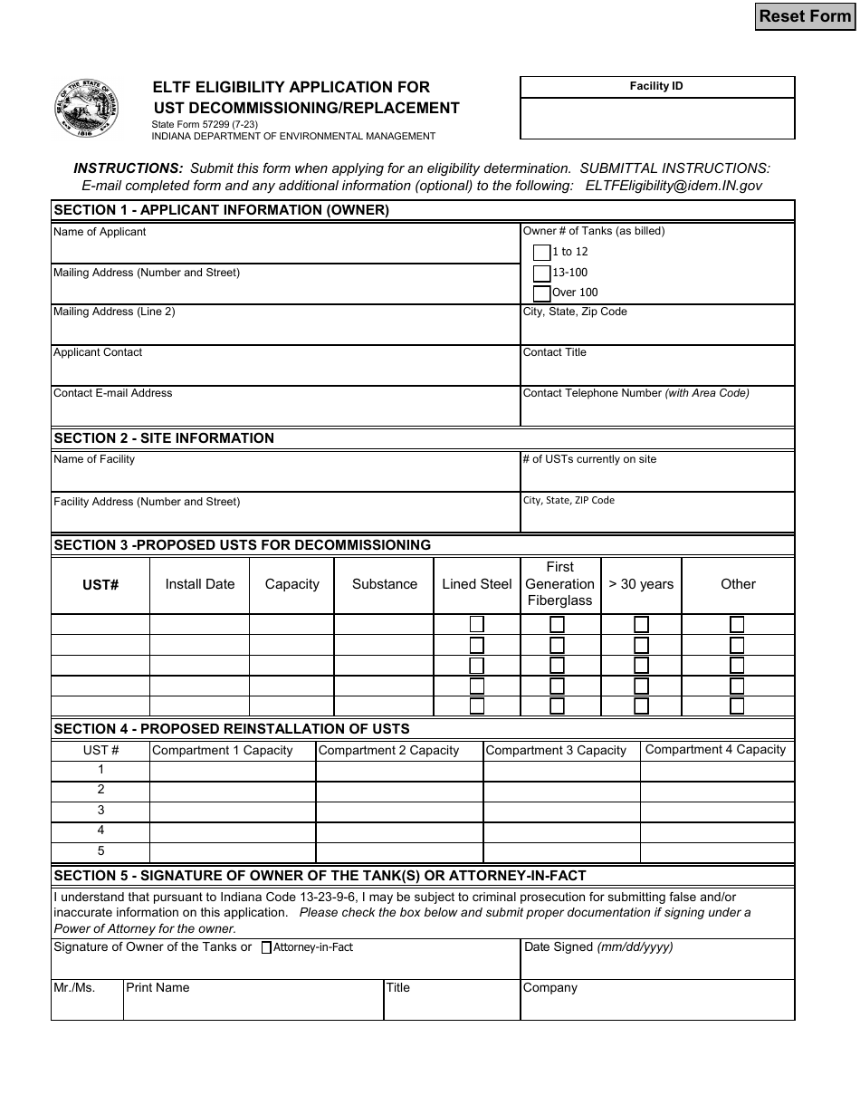 State Form 57299 - Fill Out, Sign Online and Download Fillable PDF ...