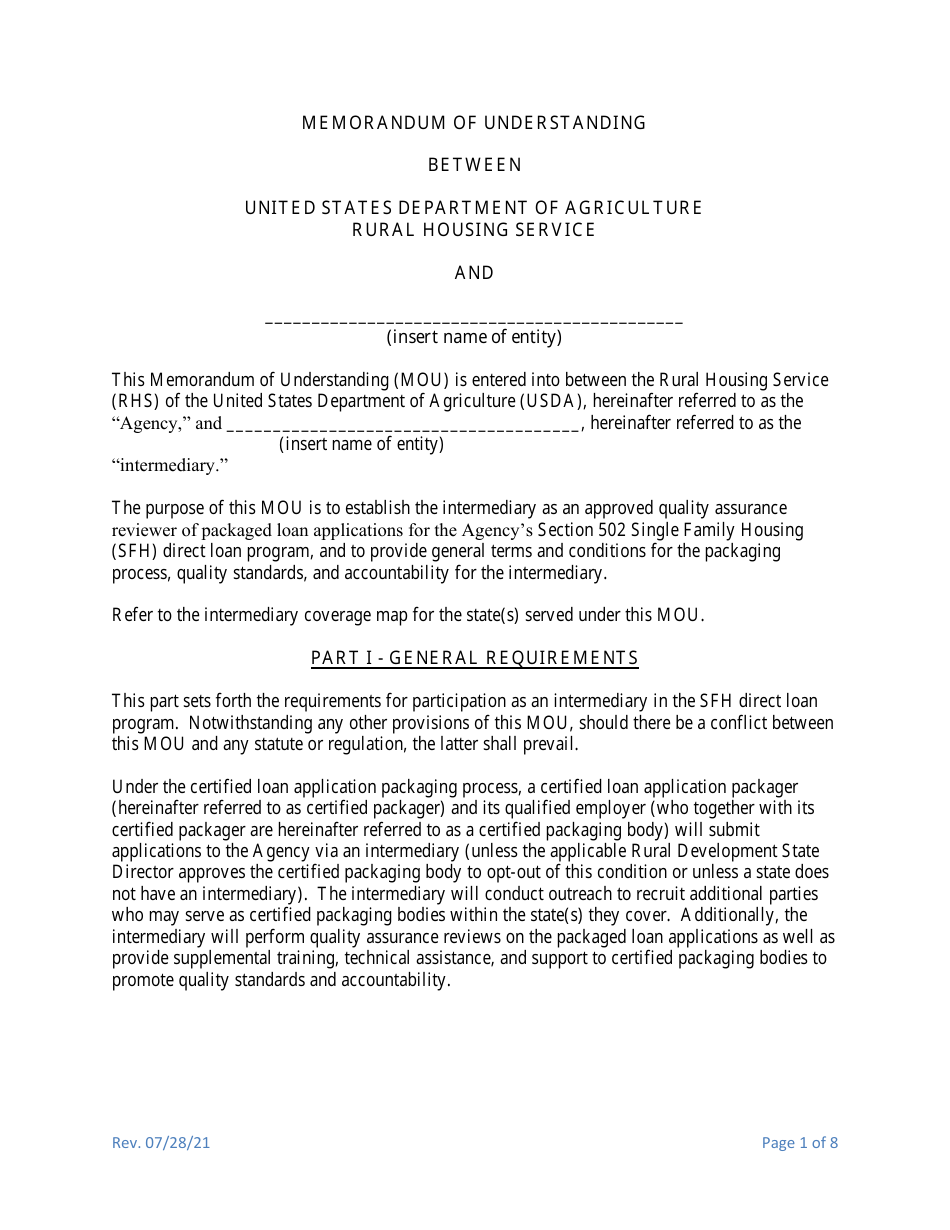 Memorandum of Understanding - Fill Out, Sign Online and Download PDF | Templateroller