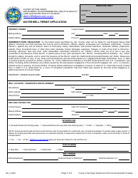 Contra Costa County, California Water Well Permit Application - Fill Out, Sign Online and ...