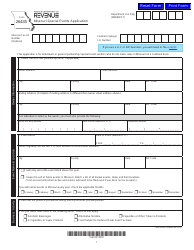 Form 2643S - Fill Out, Sign Online and Download Fillable PDF, Missouri ...