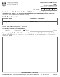 Form 6 Download Fillable PDF or Fill Online Request for Travel ...
