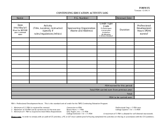 Texas Rpls Continuing Education Log - Fill Out, Sign Online and ...