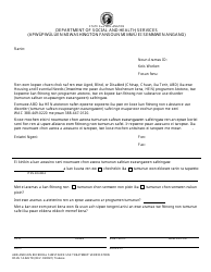 DSHS Form 14-526 - Fill Out, Sign Online and Download Printable PDF ...