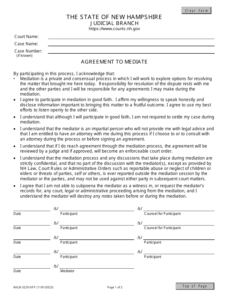 Form NHJB-3229-DFP - Fill Out, Sign Online and Download Fillable PDF ...