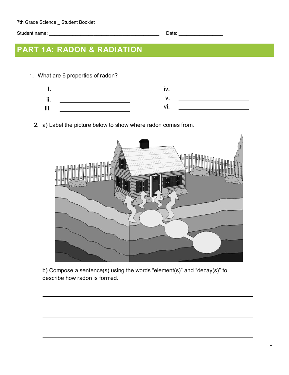 New Hampshire 7th Grade Science Student Booklet - Fill Out, Sign Online ...