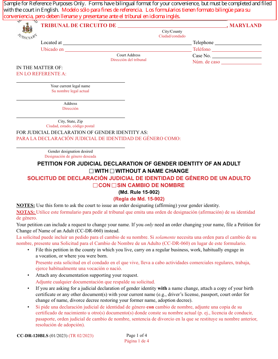 Form CC-DR-120BLS - Fill Out, Sign Online and Download Fillable PDF ...