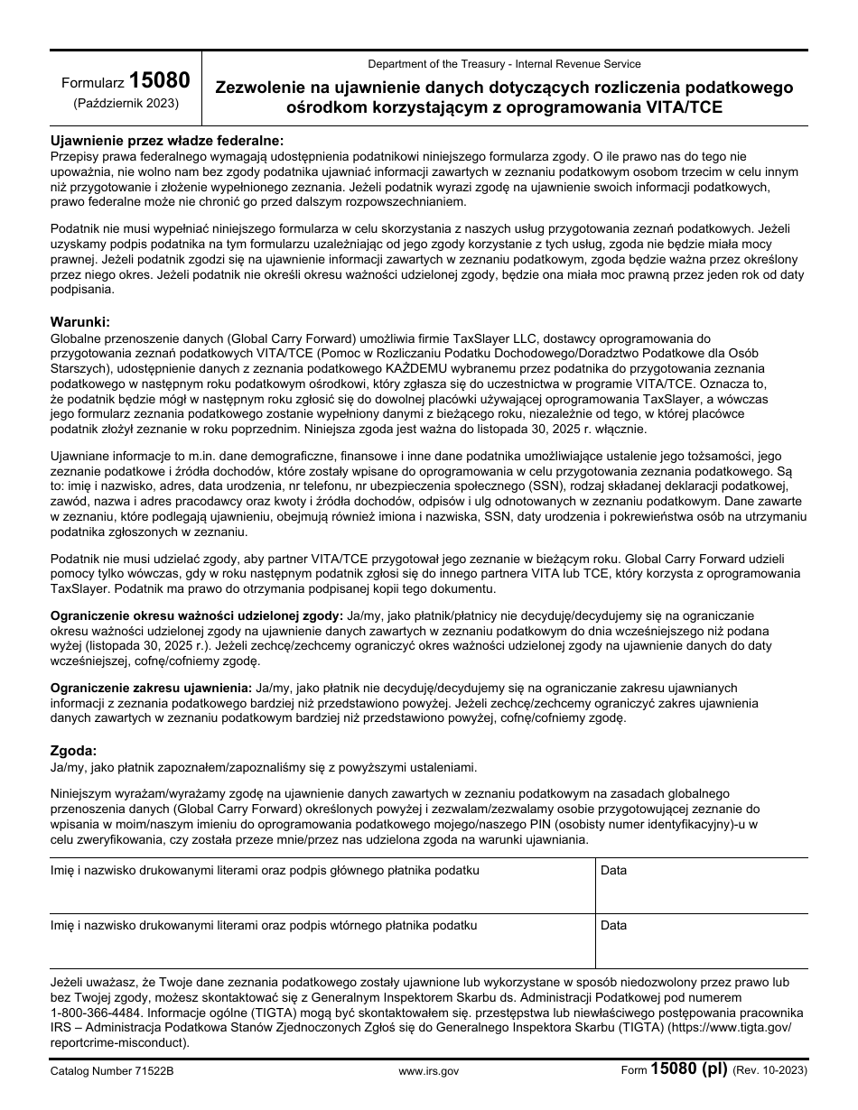 IRS Form 13614-C (PL) Download Fillable PDF or Fill Online Intake/Interview and Quality Review ...