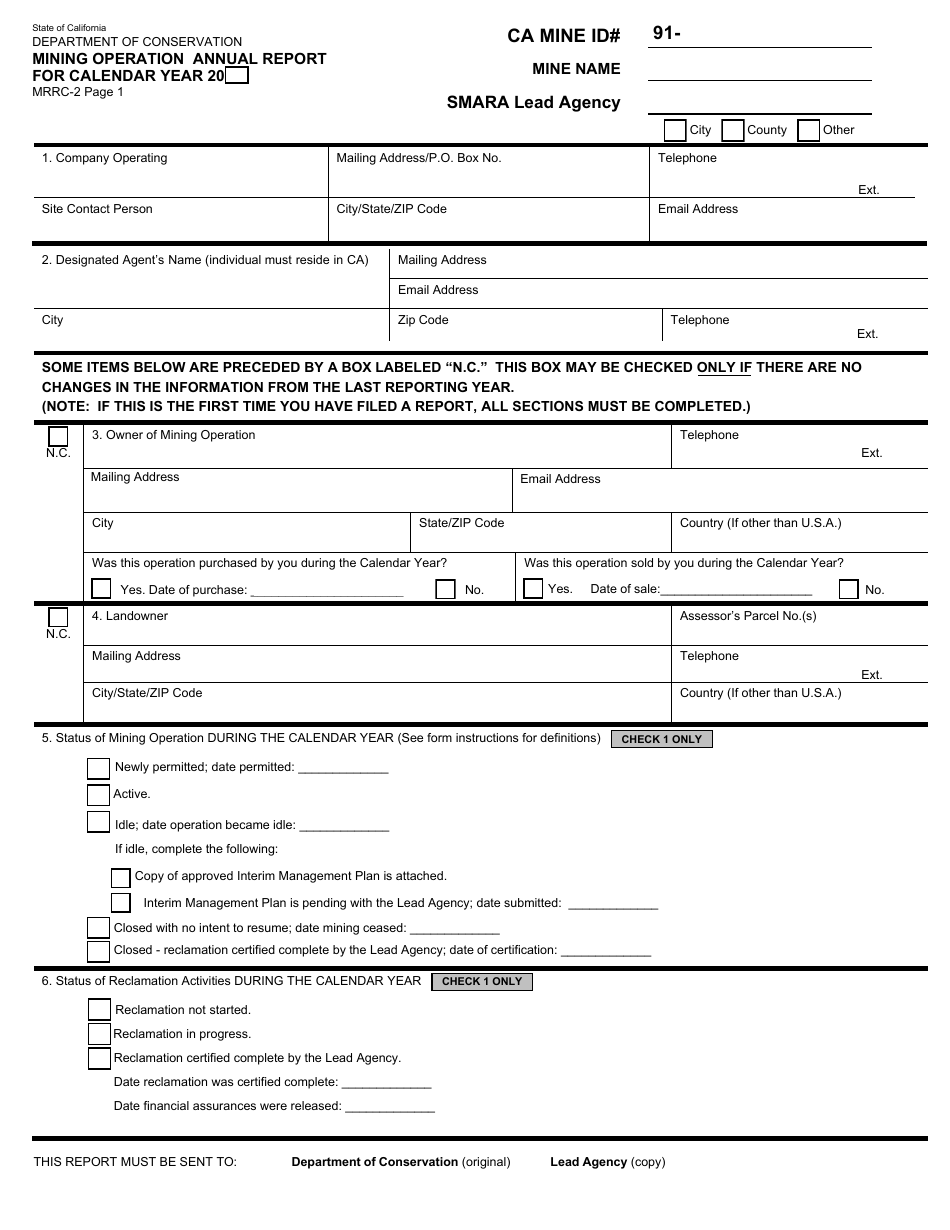 Form MRRC-2 - Fill Out, Sign Online and Download Fillable PDF ...