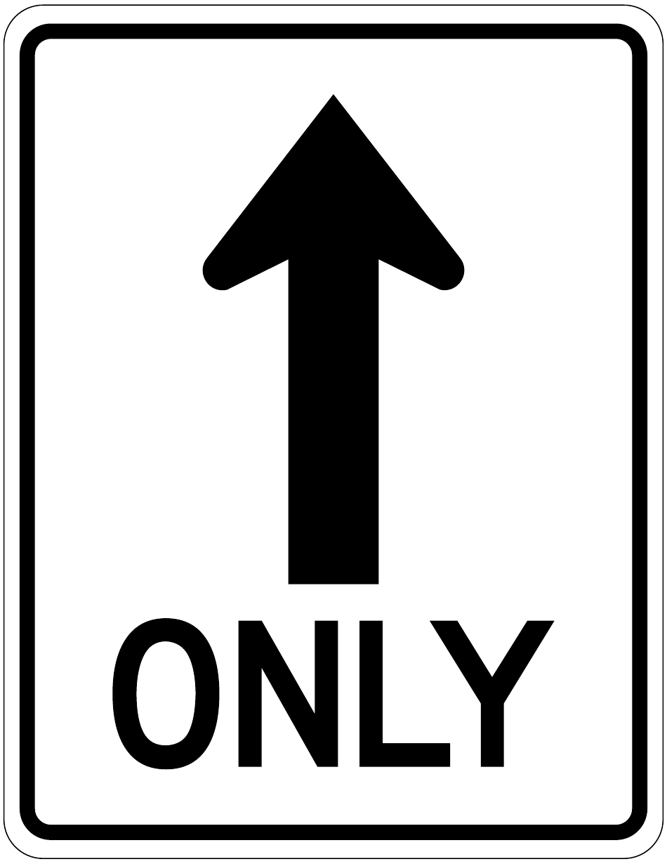 Straight Only Sign Template Download Printable PDF | Templateroller