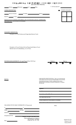 Oklahoma Certified Corner Record Form - Fill Out, Sign Online and ...