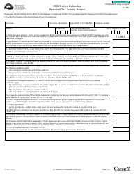 Form TD1BC Download Fillable PDF or Fill Online British Columbia ...
