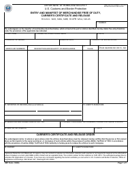 CBP Form 4455 - Fill Out, Sign Online and Download Fillable PDF ...