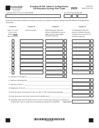 Form IT-40 (IT-40PNR; State Form 53385) Schedule IN-529 Download ...