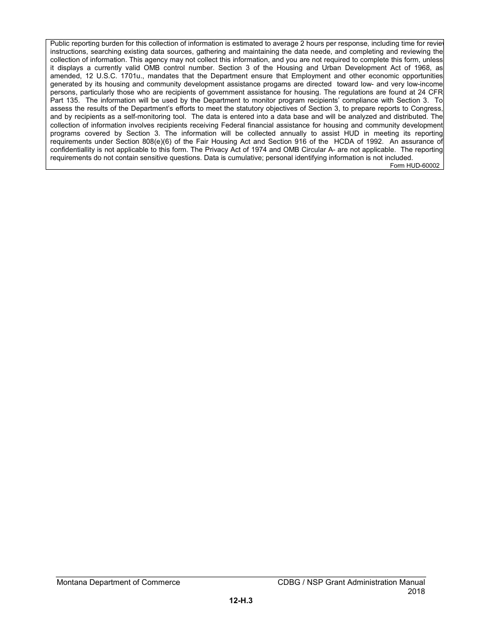 Montana Section 3 Summary Report - Fill Out, Sign Online and Download PDF | Templateroller