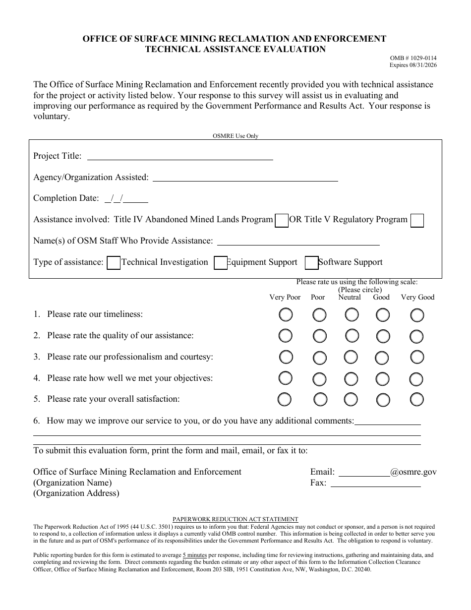 Technical Assistance Evaluation - Fill Out, Sign Online and Download ...