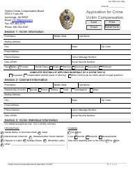 Alaska Application for Crime Victim Compensation Download Fillable PDF ...