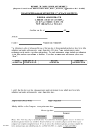 Louisiana Report of Cases Under Advisement - Fill Out, Sign Online and ...