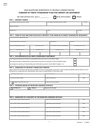 Form CU-12 Download Printable PDF or Fill Online Summary of Forest ...