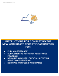 Download Instructions for Form LDSS-3174 New York State Recertification ...