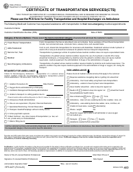 Form HFS2271 Download Fillable PDF or Fill Online Certificate of ...